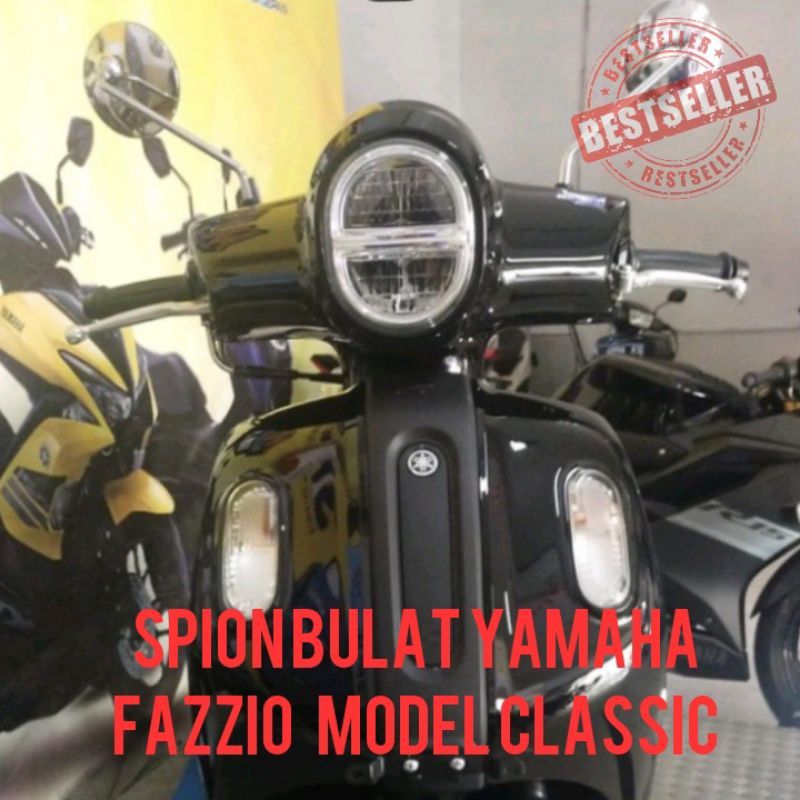 Jual spion bulat Yamaha fazzio model tampilan classic Retro,lebih ...
