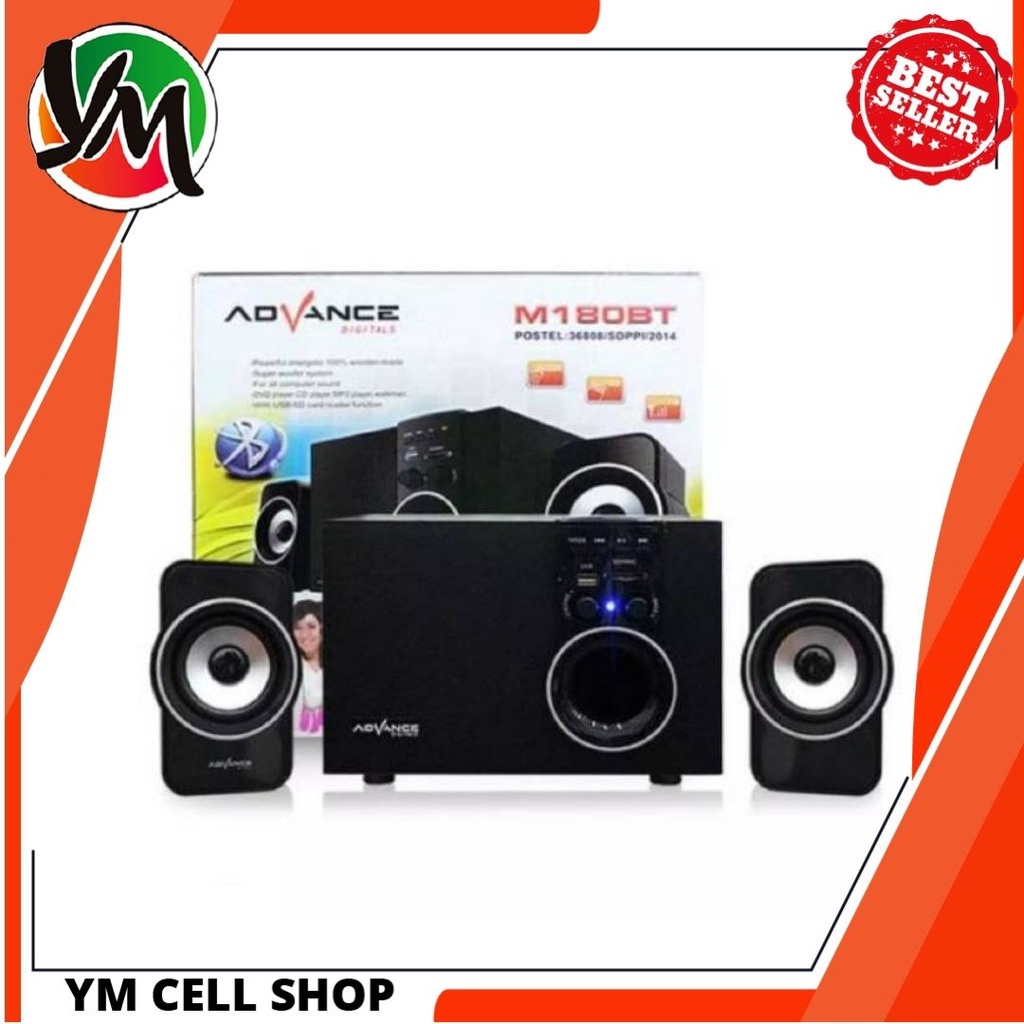 Jual SPEAKER AKTIF ADVANCE M180 BLUETOOTH / M180BT ORIGINAL / M180BT SPEAKER ORIGINAL Indonesia ...