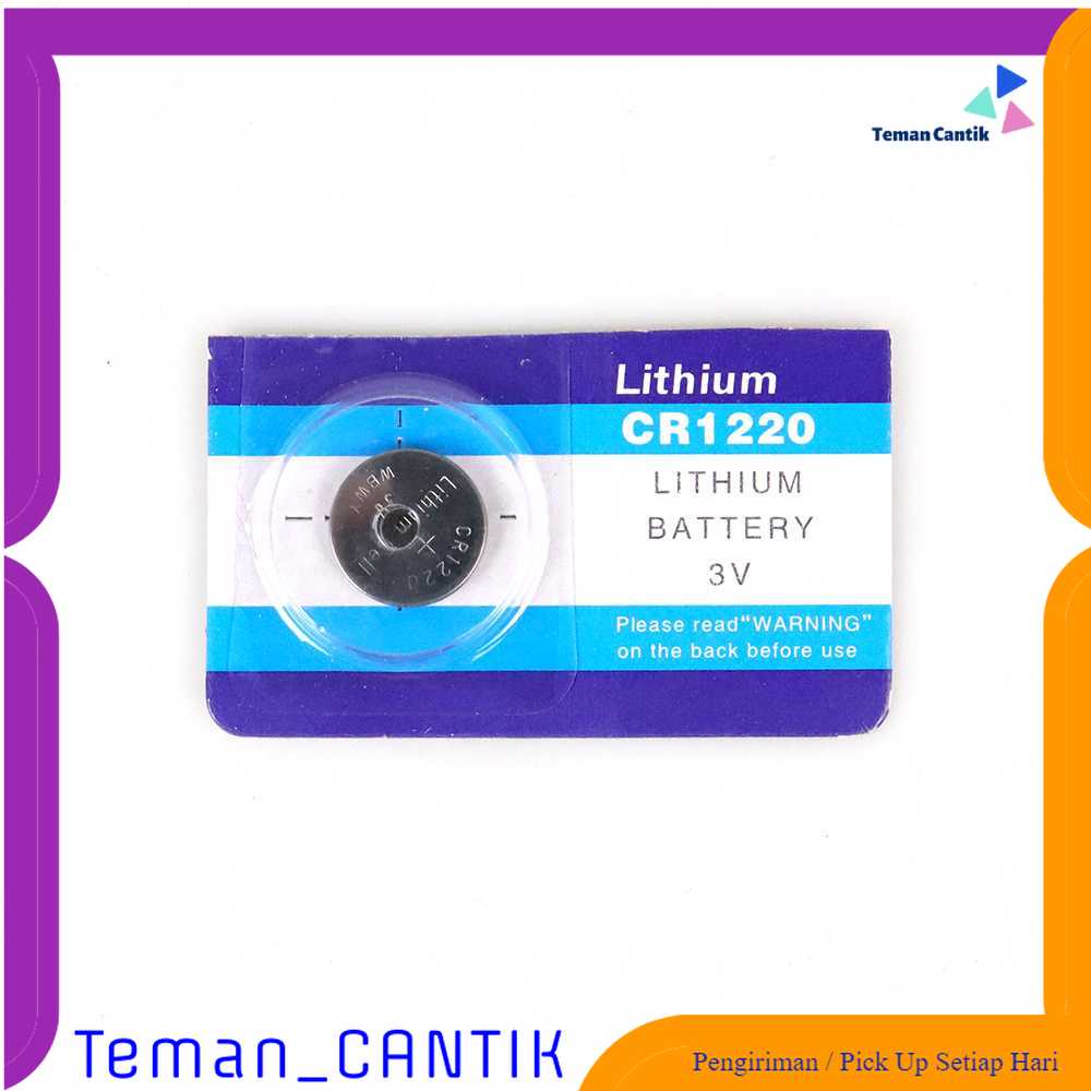 Jual TC-BTR Baterai Kancing Lithium CR1220 3V 1 PCS | Shopee Indonesia