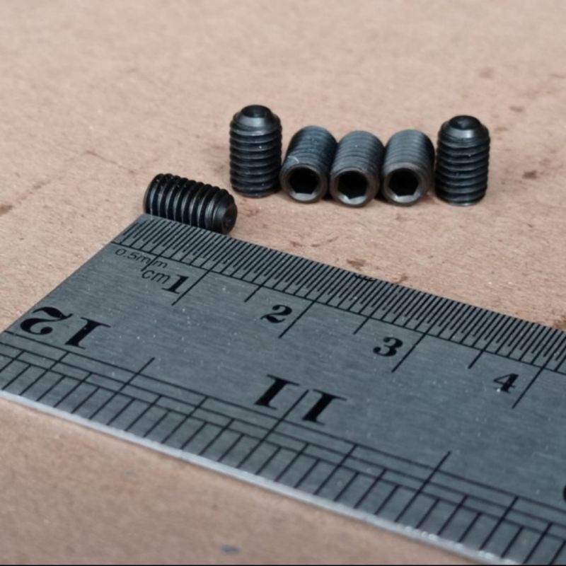 Jual BAUT L TANAM M5X8 BAJA HITAM / BAUT L TANAM M5 X 8 HITAM SOCKET ...