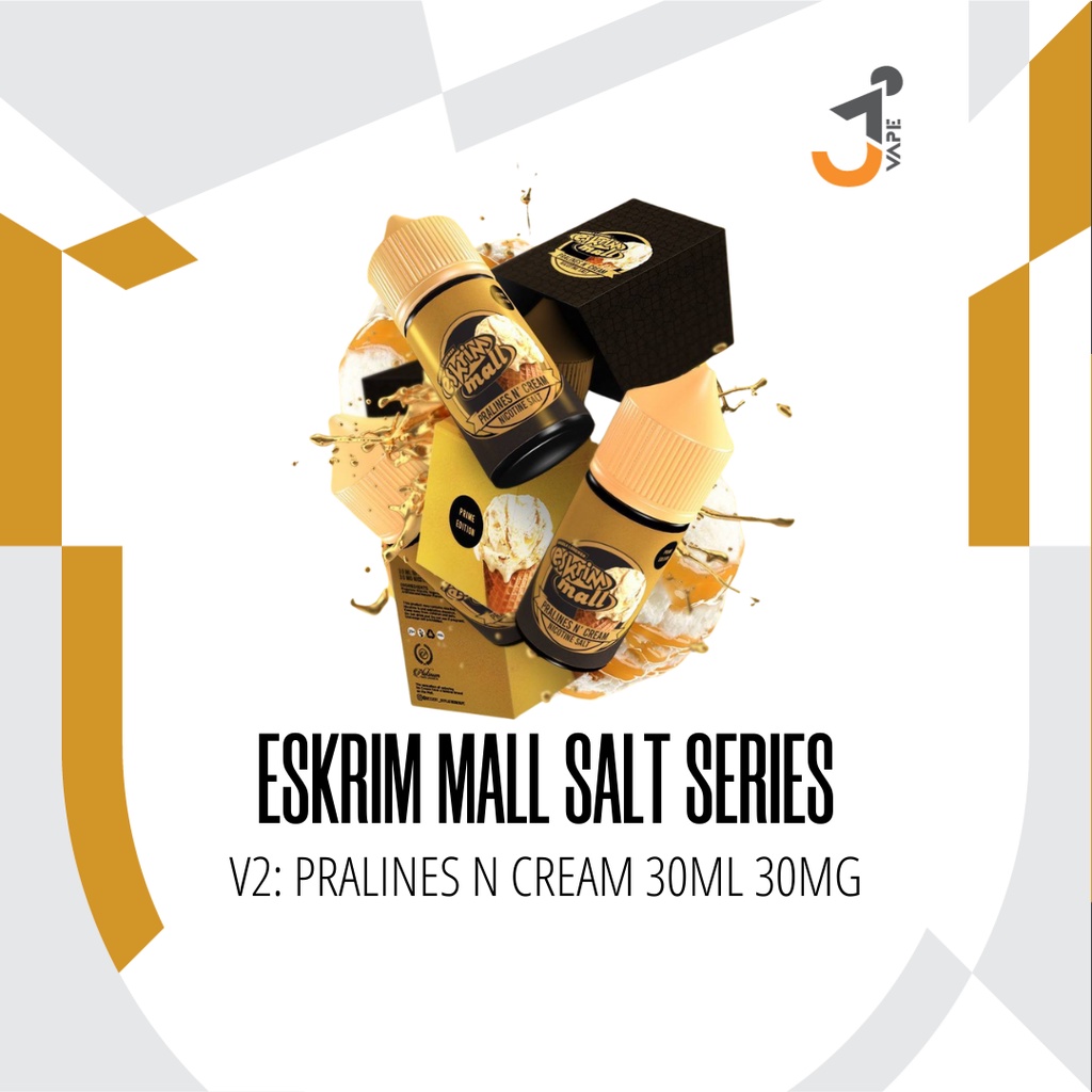 Jual ESKRIM MALL V2 SALTNIC PRALINES N CREAM 30ML BY PLATINUM VAPE E-LIQUID | Shopee Indonesia