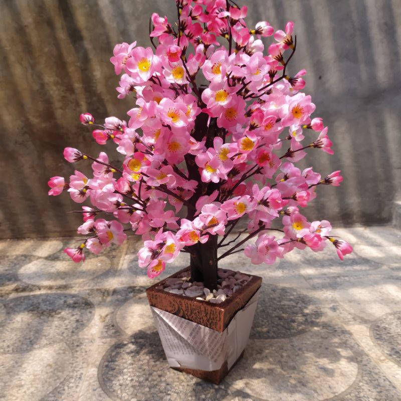 sakura 50cm - sakura artificial- sakura plastik- bunga sakura dekorasi ...