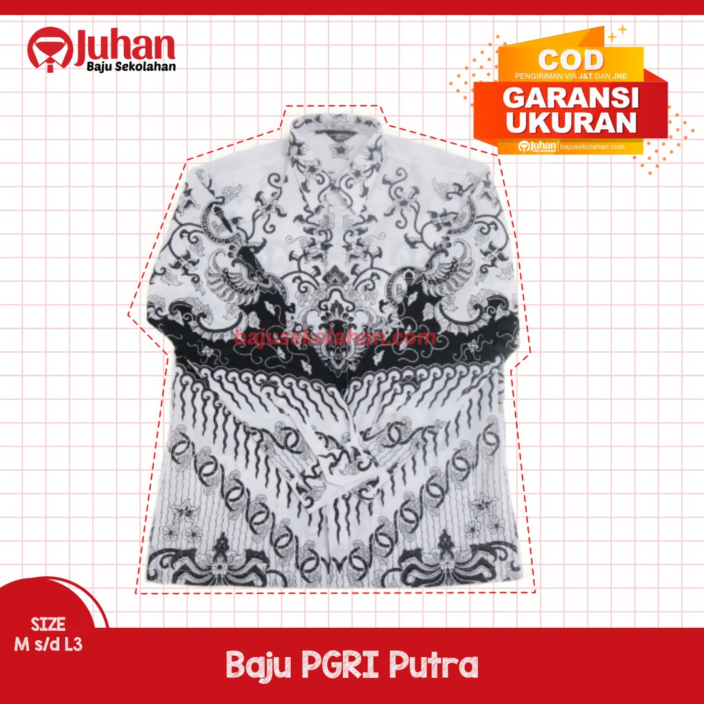 Jual Kemeja PGRI Putra Baju PGRI Putra Batik PGRI Putra Seragam PGRI ...