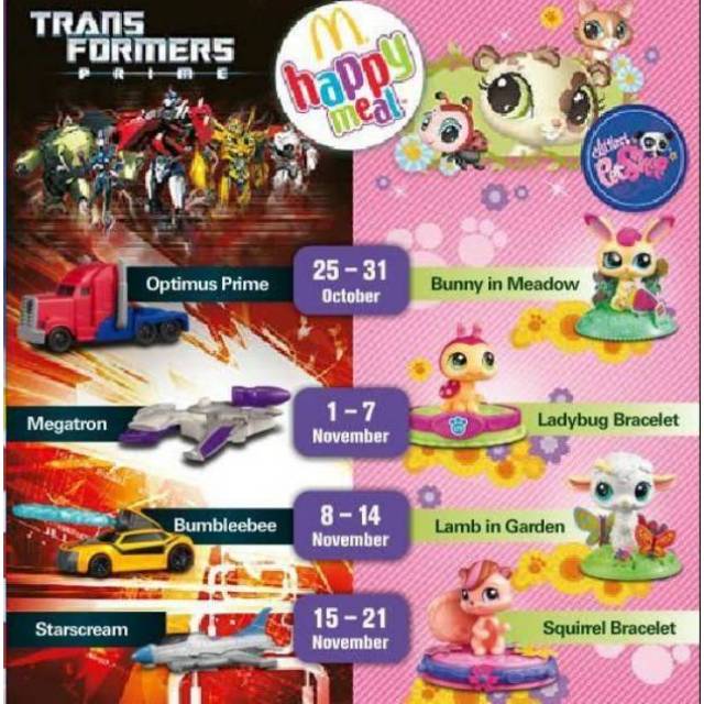 Jual Transformers Happy Meal Mcdonald Mcd | Shopee Indonesia