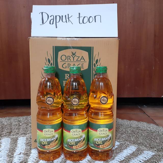 Jual Rice Bran Oil "Oryza Grace" 1 liter/Minyak Goreng Bekatul Padi ...