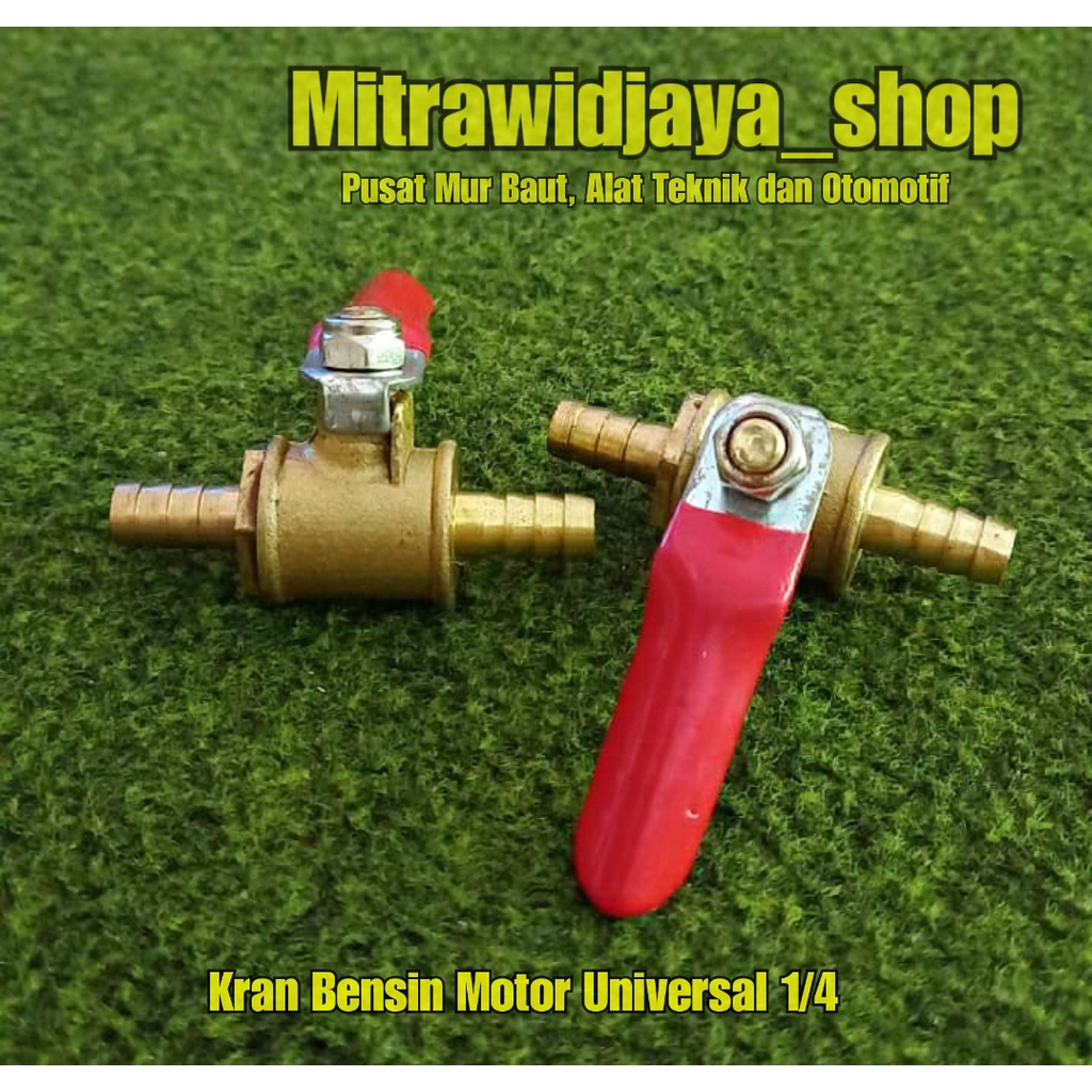 Jual Kran Bensin Kuningan 1/4 Import Universal 1pcs kran bensin universal kran bensin pnp selang ...