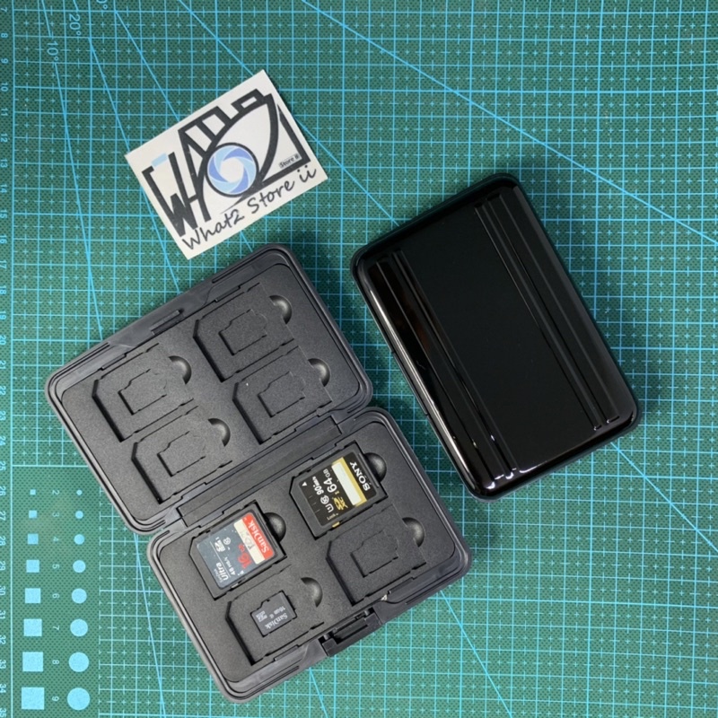 Jual memori case metal kotak memory box sd card 8 slot | Shopee Indonesia