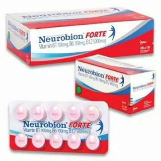 Jual Neurobion Forte 5000mg 1 Strip isi 10 Tablet Neurobion Pink ...