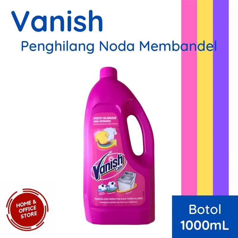 Jual Vanish Cair 1000 ml Botol Pink / Penghilang Noda Cair | Shopee ...