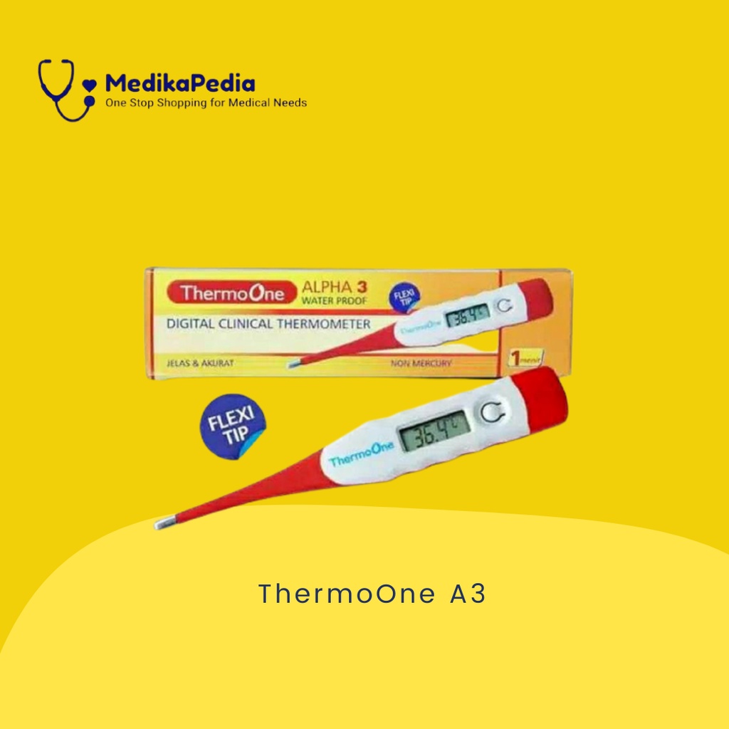 Jual Thermometer Digital Thermo One Alpha 3 OneMed / Termometer ketiak ...