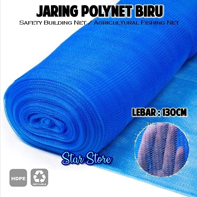 Jual Jaring Polynet Biru Import Premium / Jaring Kandang / Jaring ...