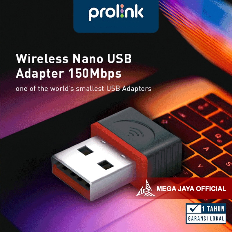 Jual PROLiNK 150Mbps Wireless Nano USB Adapter dongle WiFi internet for ...