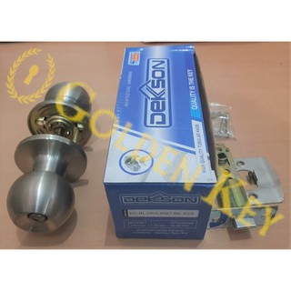 Kunci Bulat Dekson Dekkson KCBL T9587 ET SSS Handle Knob Gagang Lockset ...
