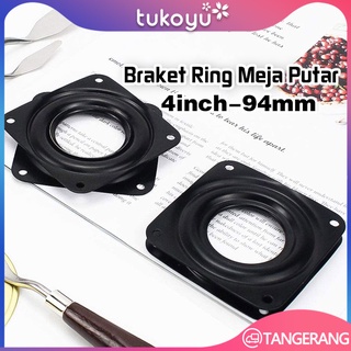 Jual 4 Inch Braket Ring Meja Putar Besi Persegi/Meja Putar Besi Persegi/Lazy Susan Bearing ...