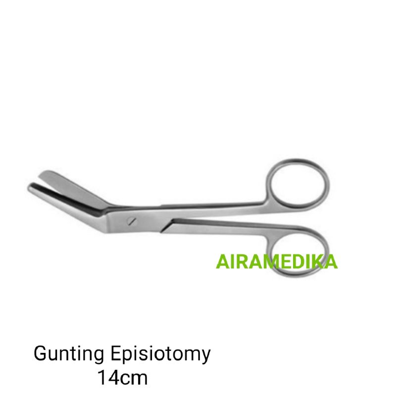 Jual Gunting Episiotomi Episiotomy Stainless Steel14cm Indonesia|Shopee ...