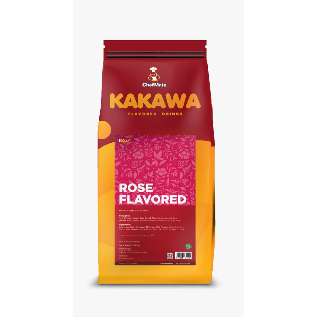 Jual KAKAWA rose flavored ChefMate / Bubuk minuman PREMIUM rasa rose ...