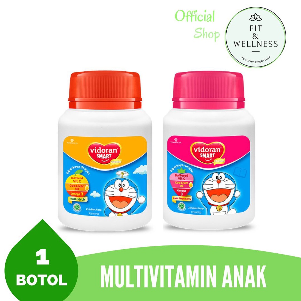 Jual Vidoran Smart Vitamin Anak- 25 Tablet | Shopee Indonesia