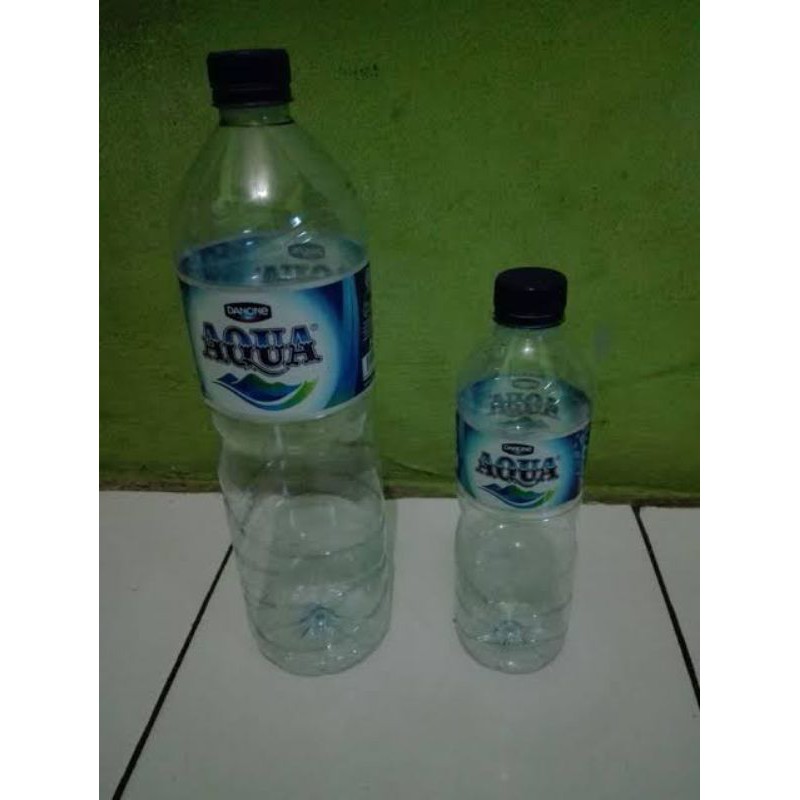 Jual botol air mineral aqua kosong 1500 ml beraih | Shopee Indonesia