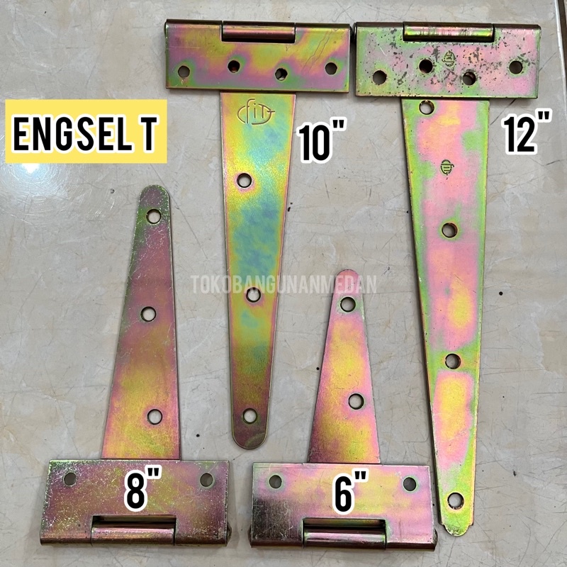 Jual ENGSEL PINTU GUDANG T10 / 10 INCH LIPAT TENGAH - 25CM MODEL T ...