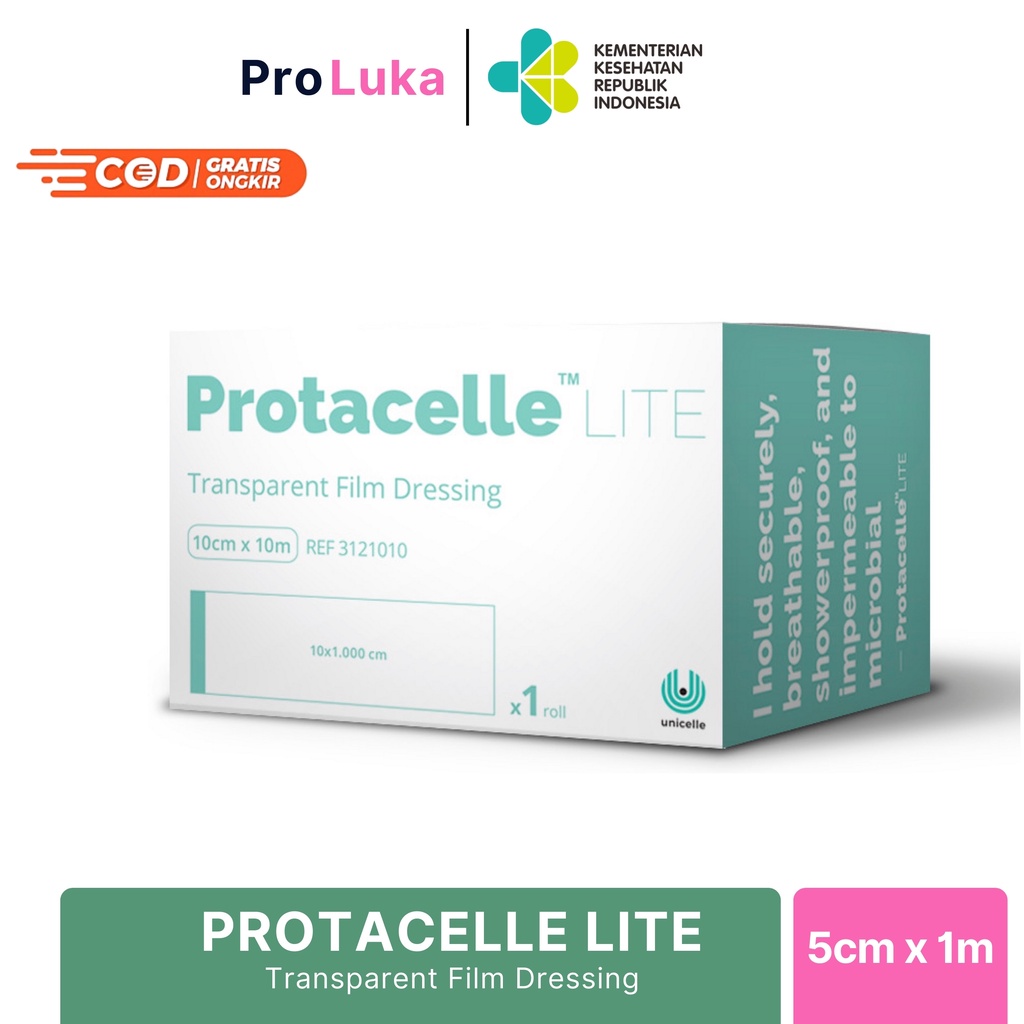Jual Protacelle Lite Roll Transparan Film, Balutan Luka, Plester Luka ...