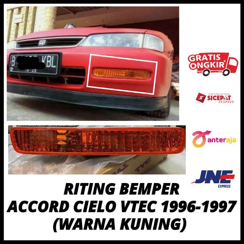 Jual Lampu Sein Riting Bemper Bumper Bamper Depan Accord Cielo Vtec ...