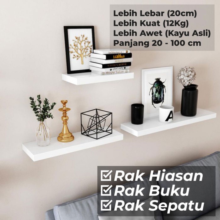 Jual Rak Dinding Minimalis - Rak Serbaguna - Rak Buku - Rak Sepatu ...