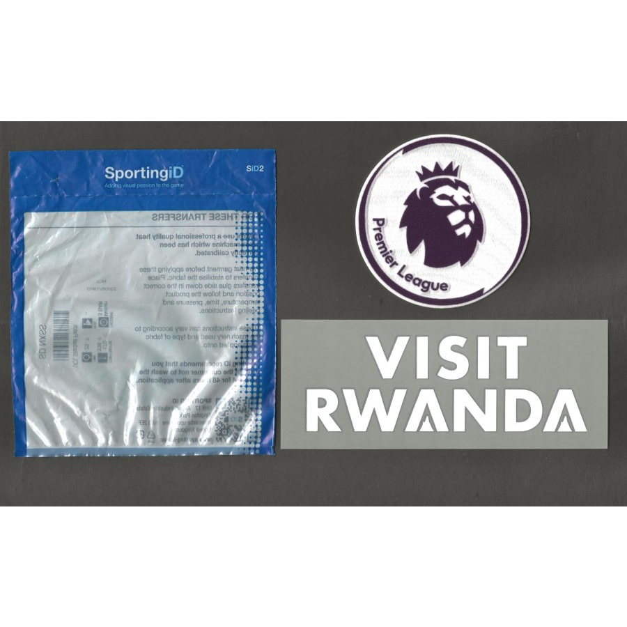 Jual Patch Visit Rwanda + Premier League Standard. Arsenal. Original ...