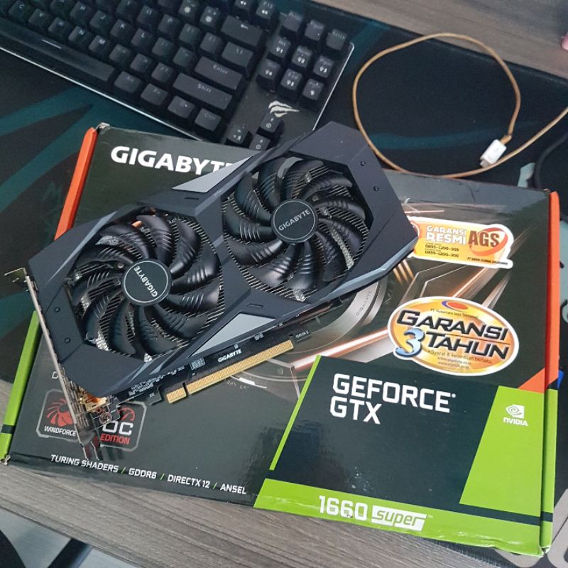 Jual Gigabyte GTX 1660 Super Windforce OC Edition - 6Gb 192bit GDDR6 | Shopee Indonesia