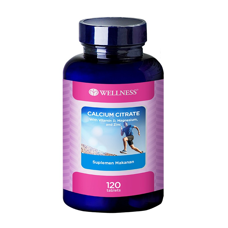 Jual Wellness Calcium Citrate Suplemen Tulang 120 Tablet / Kalsium ...