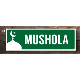 stikker 7,5x23 arah MUSHOLA PANAH KANAN KIRI, SIGN RAMBU K3 SAFETY ...