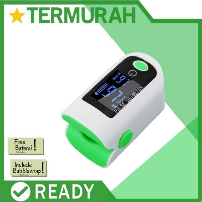 Jual oximeter digital fingertip pulse oximetry saturation led monitor ...