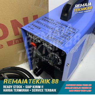 Jual MESIN TRAVO LAS / LAKONI FALCON 205E / INVERTER WELDER / MMA & TIG Indonesia|Shopee Indonesia
