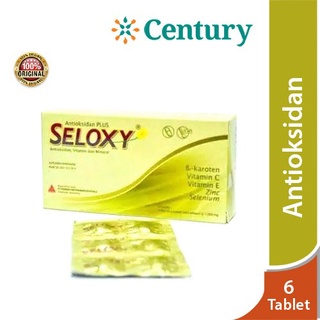 Jual Seloxy Strip isi 6 Tablet/Vitamin dan Mineral/Vitamin C A E/Zinc ...