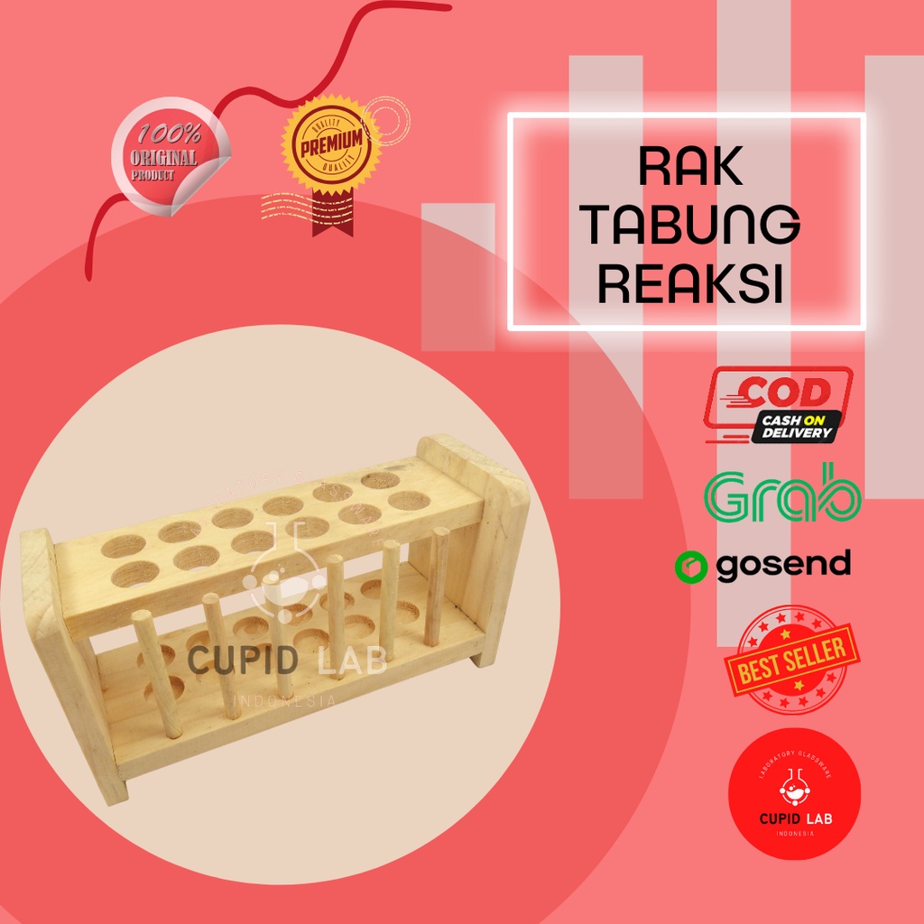 Jual Rak Tabung Reaksi Kayu 12 Lubang | Shopee Indonesia