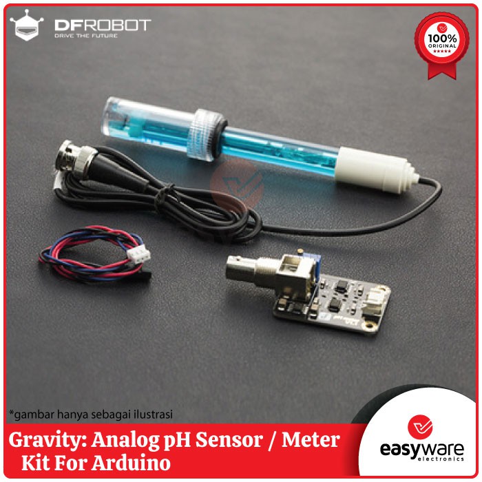 Jual Dfrobot Gravity Analog Ph Sensor Meter Kit For Arduino Shopee