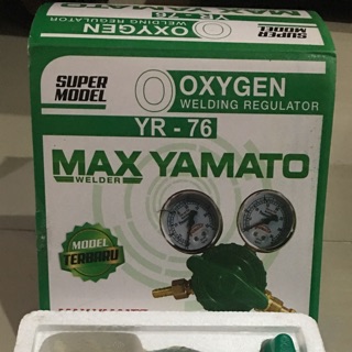 Jual Max yamato YR - 76 / Oxygen welding regulator / Kepala gas regulator oksigen | Shopee Indonesia