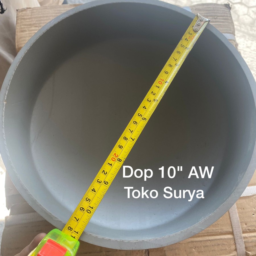 Jual cap 10" Dop 10 inch Dop 10" Plug 10 inch Polos tutup pipa 10" AW ...