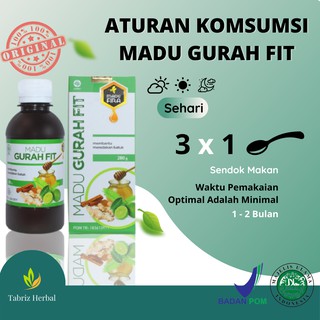 Madu Gurah FIt GurahFit Gurah Vit Herbal Obat Batuk Mengatasi Bronkitis ...