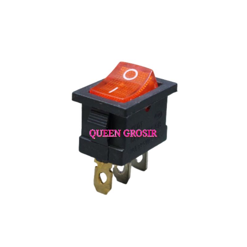 Jual Saklar Rocker Switch Lampu Kecil 3Pin / Switch Lampu Kecil ON-OFF ...
