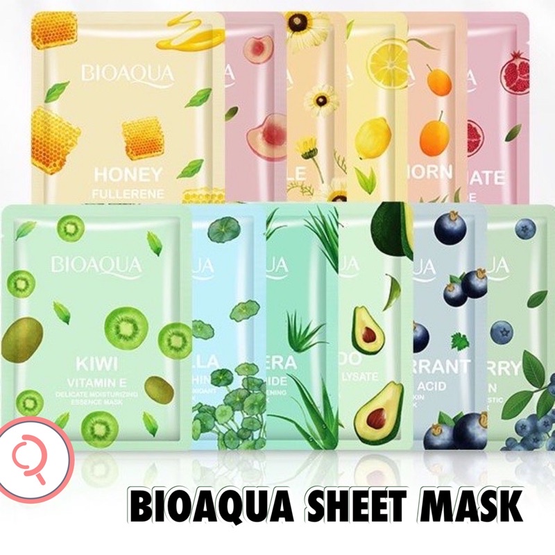 Jual BIOAQUA SHEET MASK Hydrating Essence face Mask | Masker Wajah 25g | Shopee Indonesia