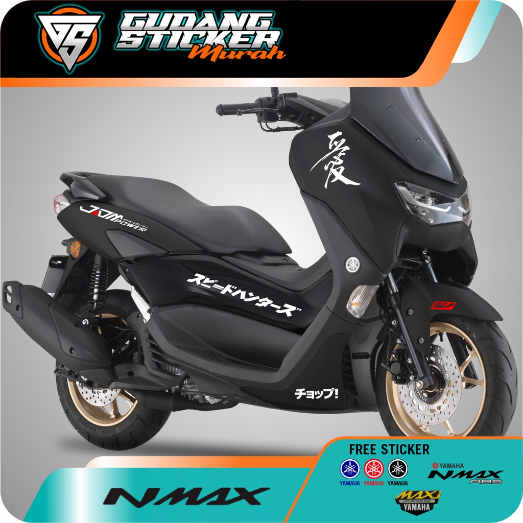 Jual STRIPING CUTTING YAMAHA ALL VARIANT NMAX TULISAN JEPANG EDISI JDM ...