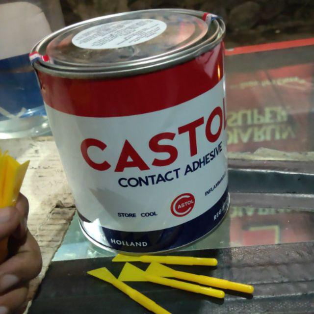Lem Castol Contact Adhesive Kaleng 1 Liter | Shopee Indonesia