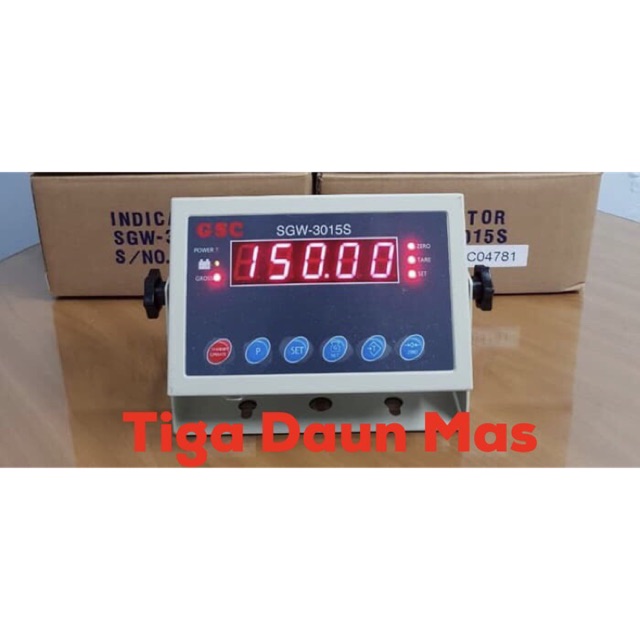 Jual Indikator Timbangan GSC SGW-3015S / Indicator timbangan GSC Tipe GSW-3015S | Shopee Indonesia