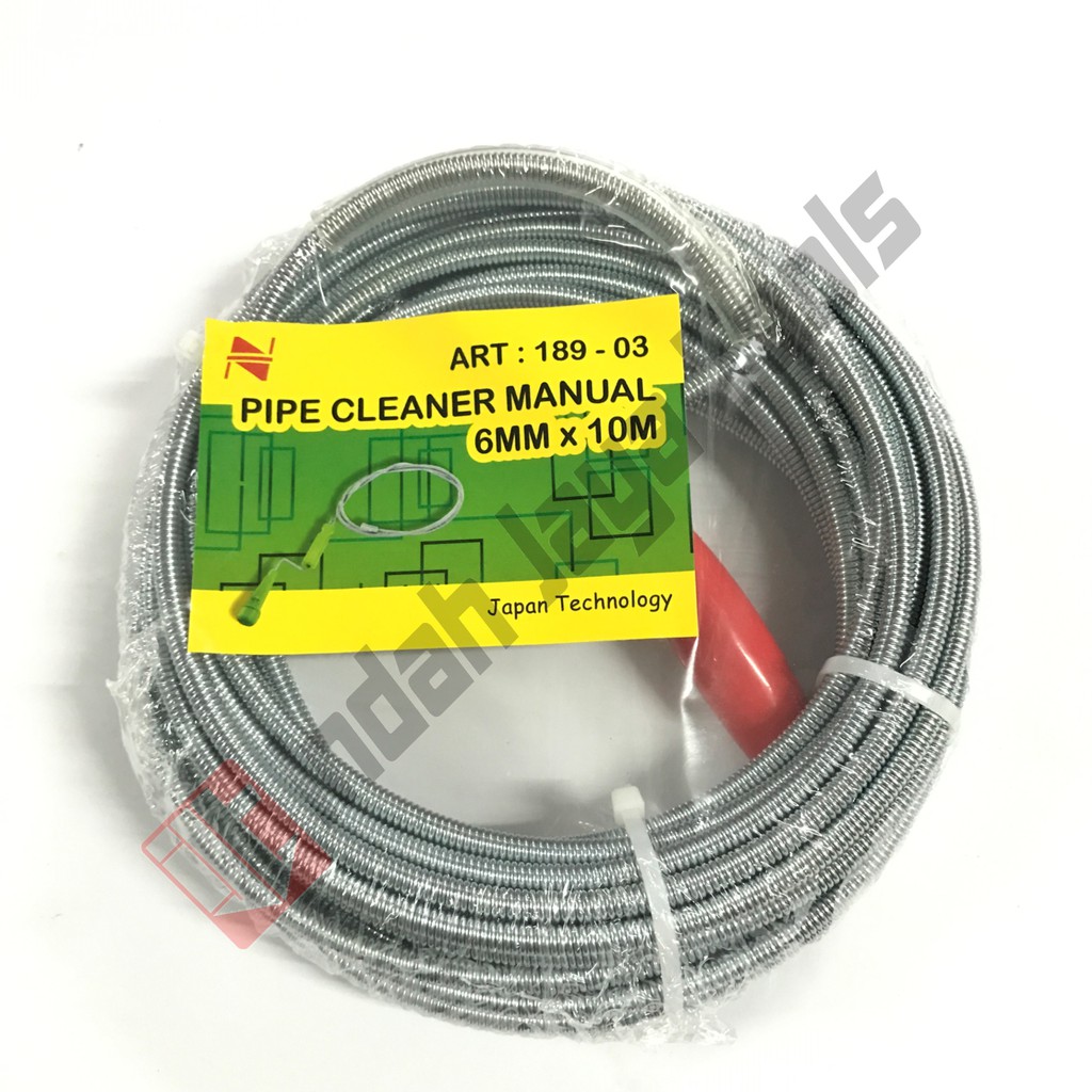 Jual NANKAI Pipe Cleaner 10 Meter - Pembersih Pipa Tersumbat Drain Cleaner | Shopee Indonesia