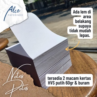 Jual Notes Polos Kertas Coret-Coret Polos Kertas Sobekan | Shopee Indonesia