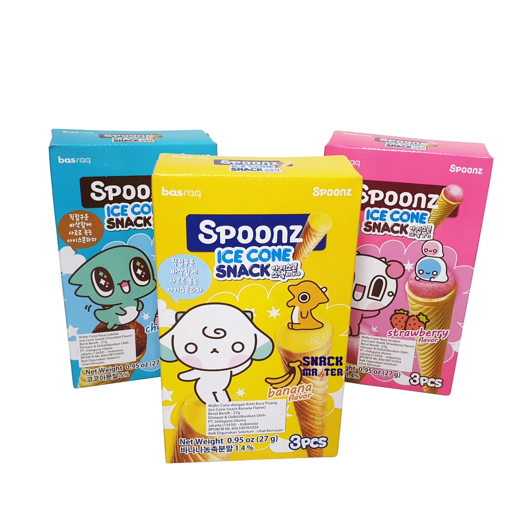 Jual Spoonz Ice Cone Wafer Cone - Netto 27gr | Shopee Indonesia