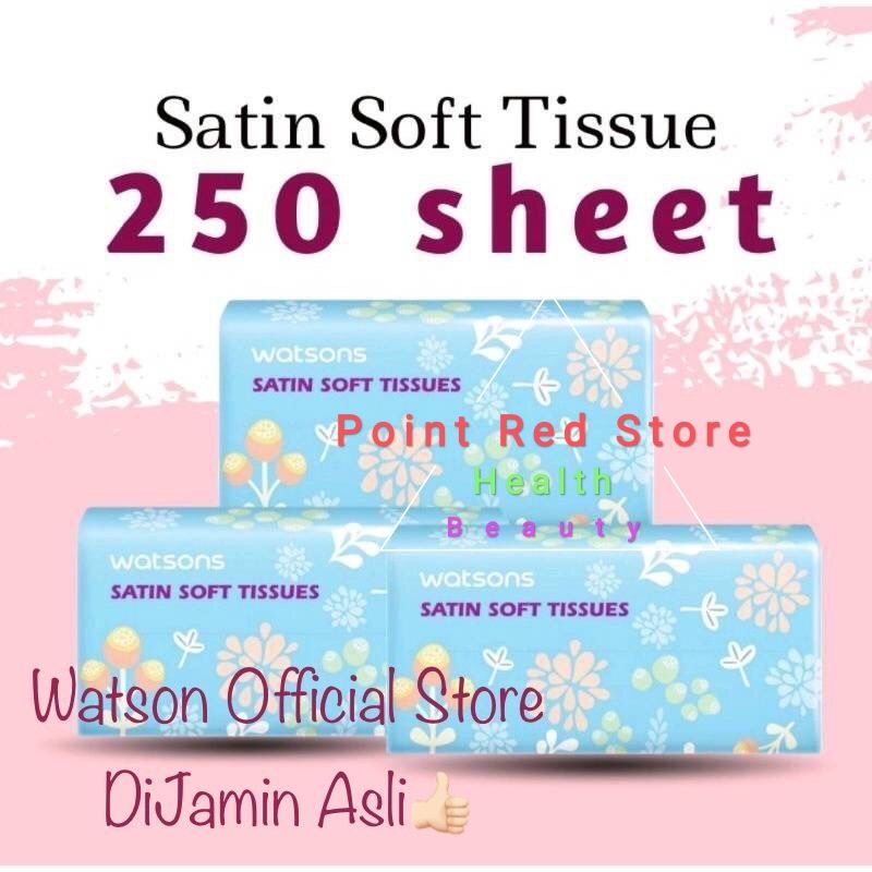 Jual WATSONS Satin Soft Tissue 250 sheet 2 ply | Shopee Indonesia