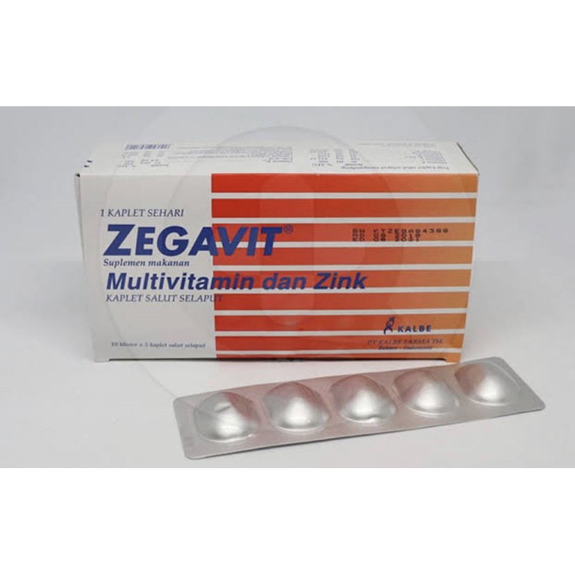 Jual zegavit multivitamin zink 1 BOX | Shopee Indonesia