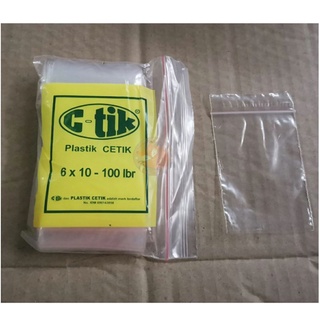 Jual Plastik Klip Cetik C-tik 6x10 cm | Shopee Indonesia