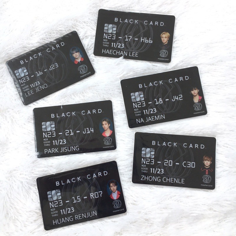 Jual NCT BLACK CARD PREMIUM CARD | Shopee Indonesia